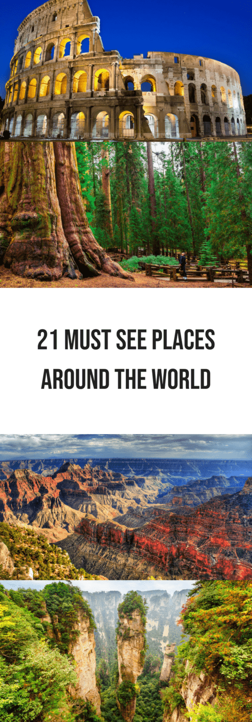 21 Must See Places From Around the World | Don't Miss These
